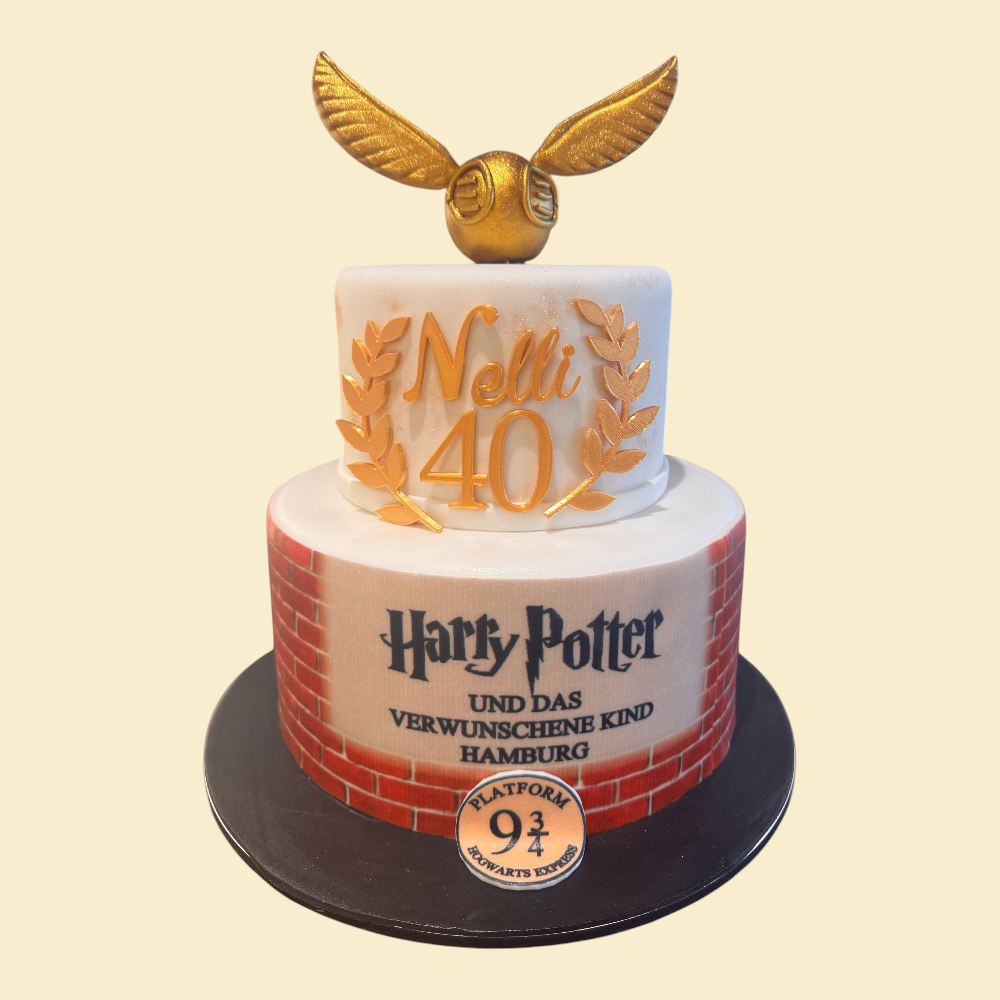Harry Potter Geburtstagstorte mit Goldener Schnatz in Köln | Hasan Özdağ